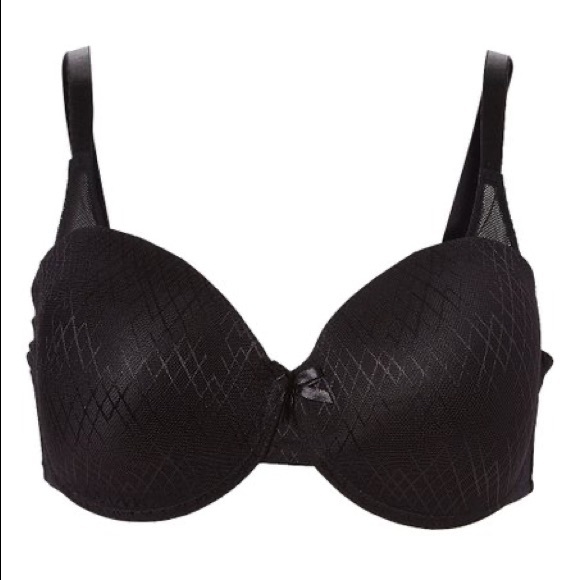 gelmart | Intimates & Sleepwear | Soft Black Balconette Tshirt Bra 42b ...